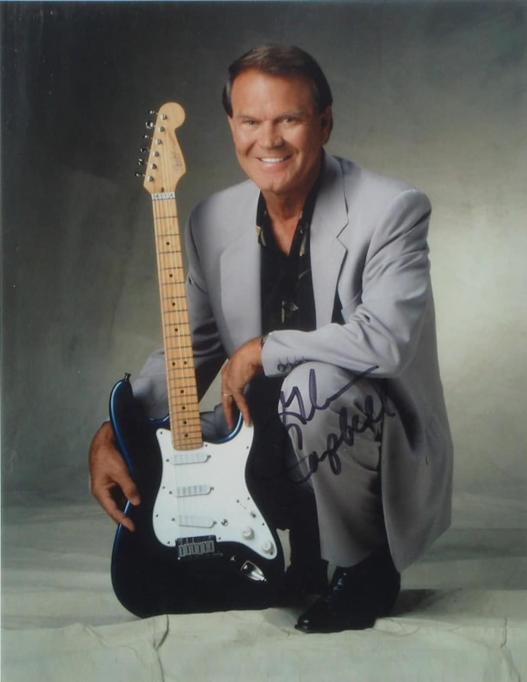 GLEN CAMPBELL Signed Photo - the Wrecking Crew - Norwood W/coa W/coa - Etsy