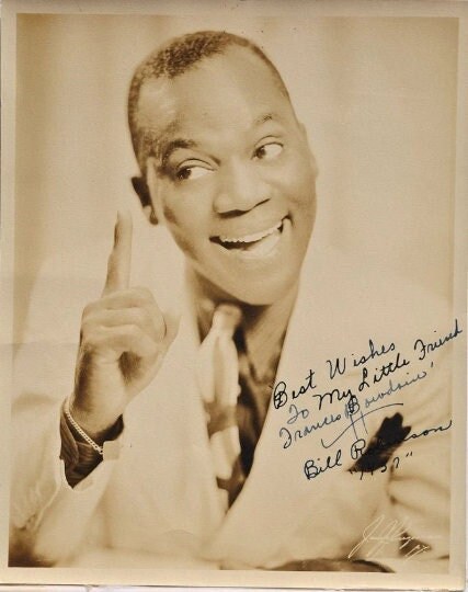 BILL "bojangles" ROBINSON Signed Photo W/coa - Etsy