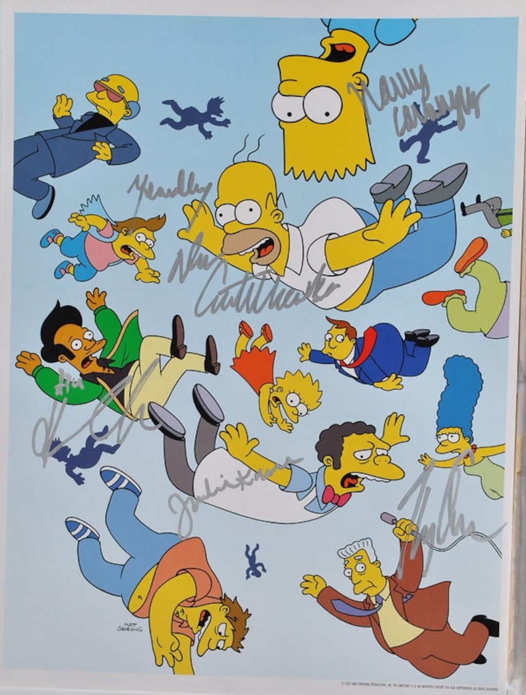 The SIMPSONS VOICE ACTORS Signed Photo X6 - Nancy Cartwright, Hank ...