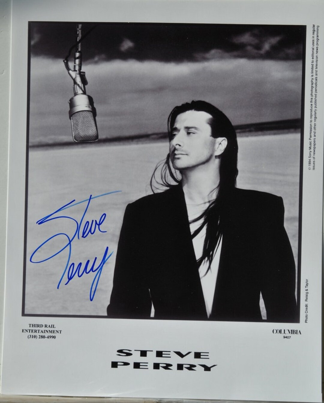 STEVE PERRY Signed Photo Journey W/coa - Etsy