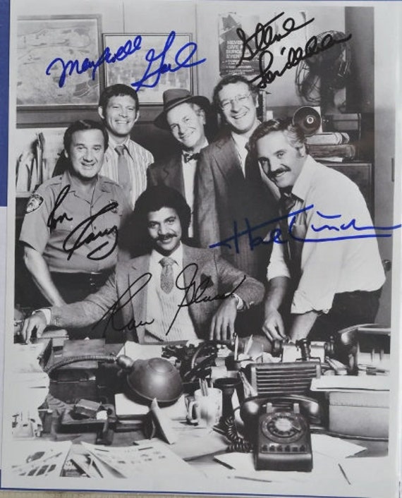 BARNEY MILLER CAST Signed Photo X5 Hal Linden Steve - Etsy