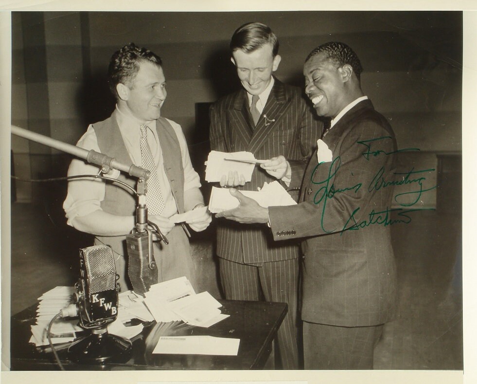 LOUIS ARMSTRONG SIGNED Autographed Photo - Satchmo - Pops W/coa - Etsy