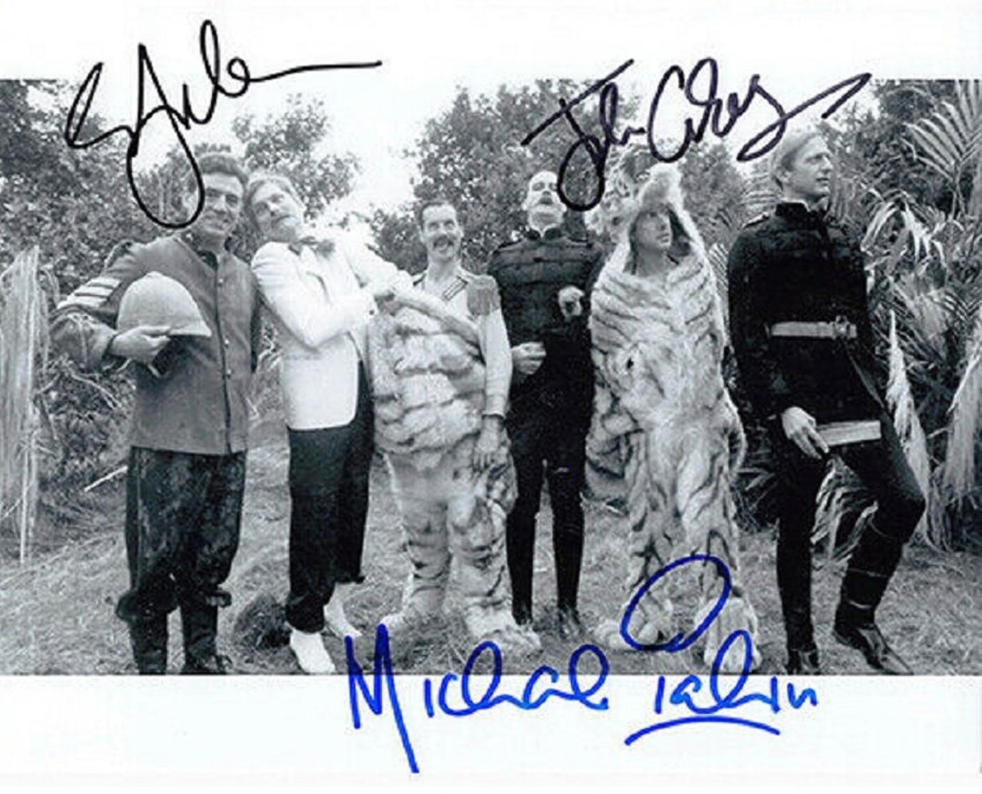 MONTY PYTHON Cast Signed Photo X3 - John Cleese, Eric Idle, M. Palin W ...