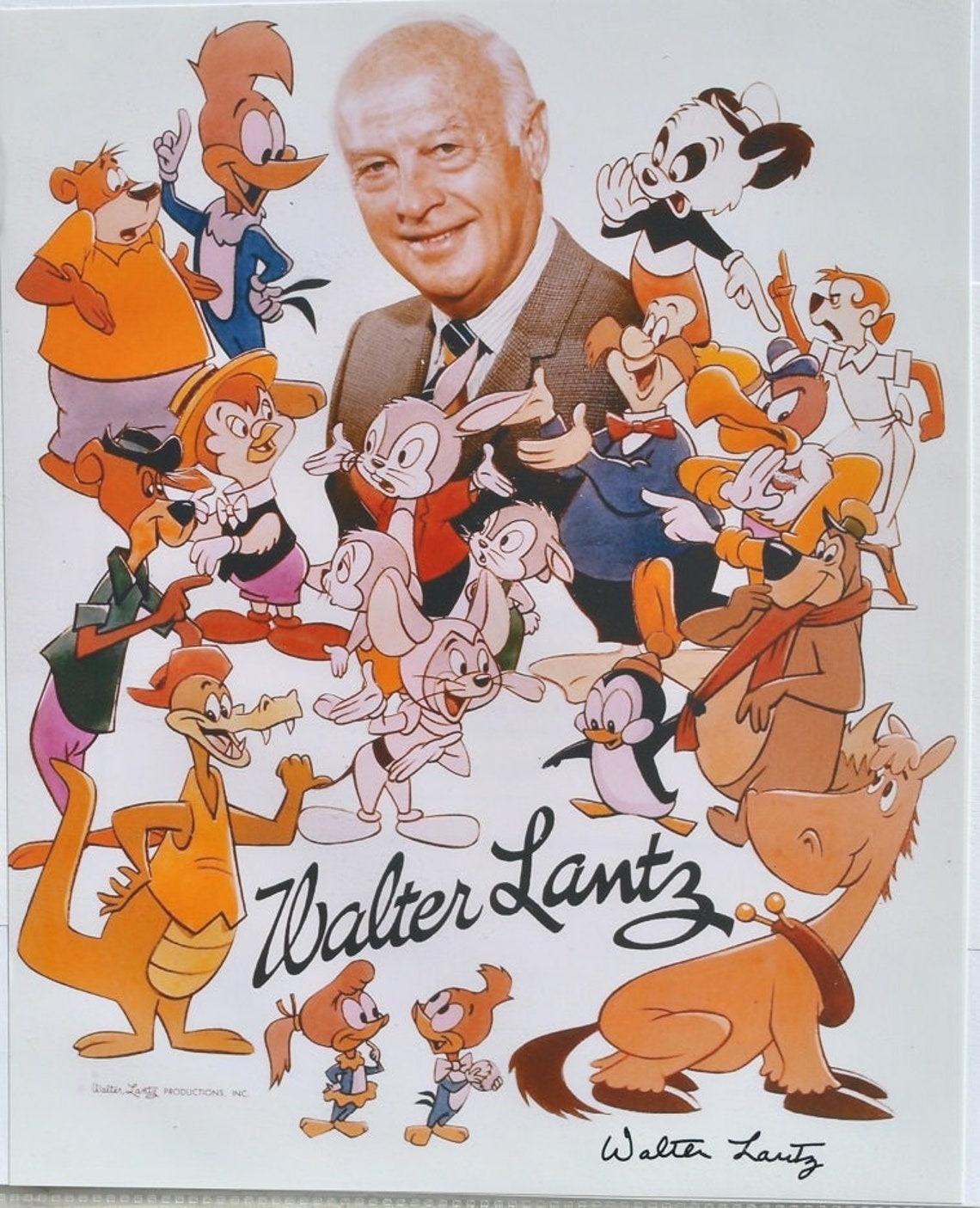 WALTER LANCE Signed Photo – Cartoonist, Animator, Woody Woodpecker W ...