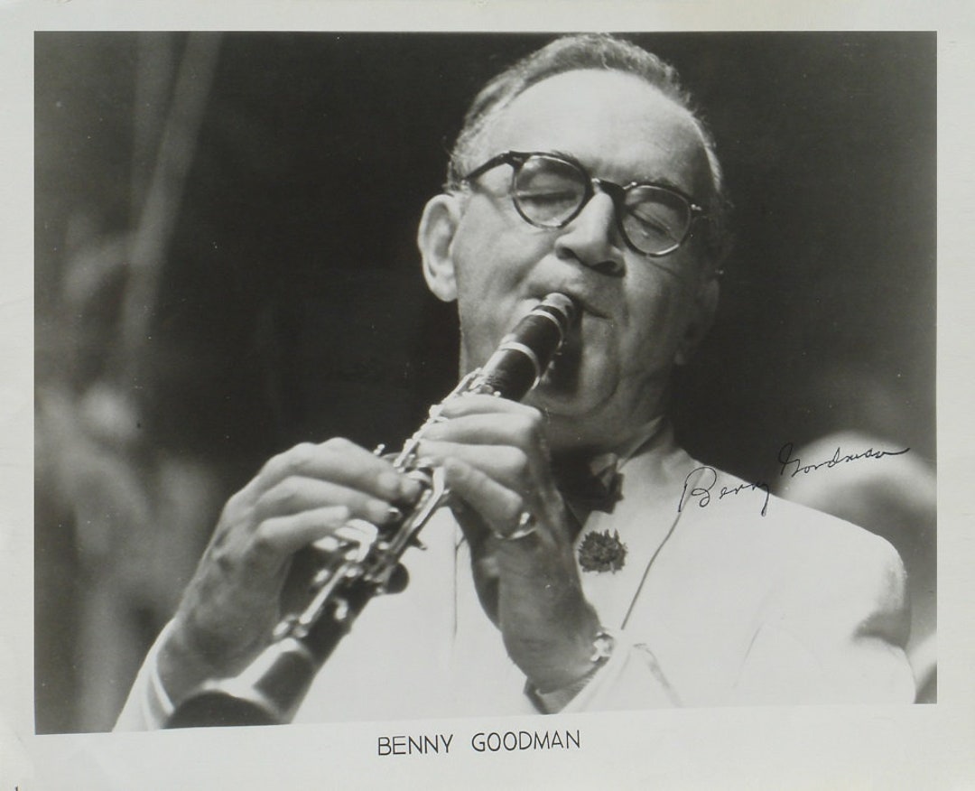 BENNY GOODMAN SIGNED Photo - King of Swing W/coa - Etsy