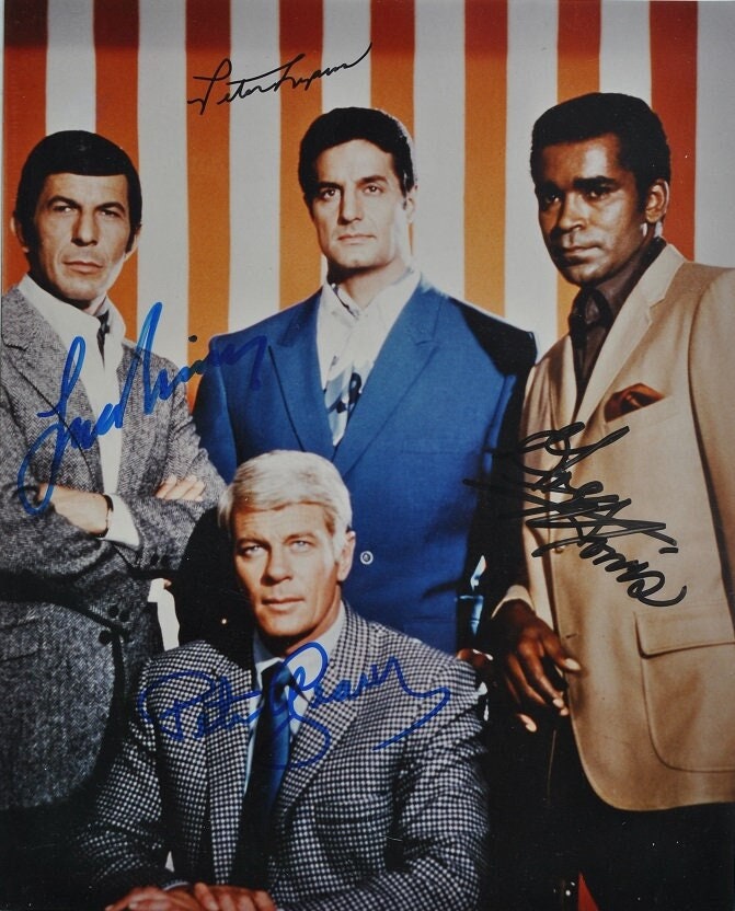 MISSION IMPOSSIBLE CAST Signed Photo - Peter Graves, Peter Lopez, Greg ...
