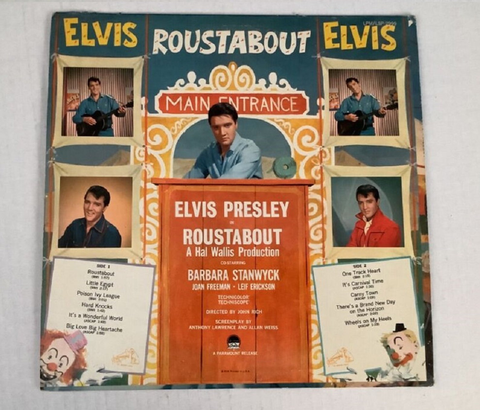 ELVIS PRESLEY Signed ROUSTABOUT Sound Track Album W/coa - Etsy
