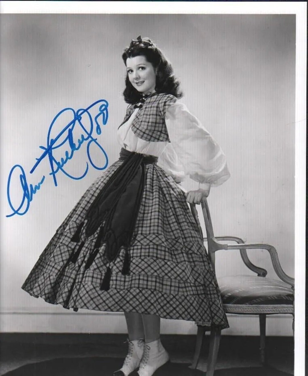 ANN RUTHERFORD Signed Photo - Gone With the Wind W/coa - Etsy