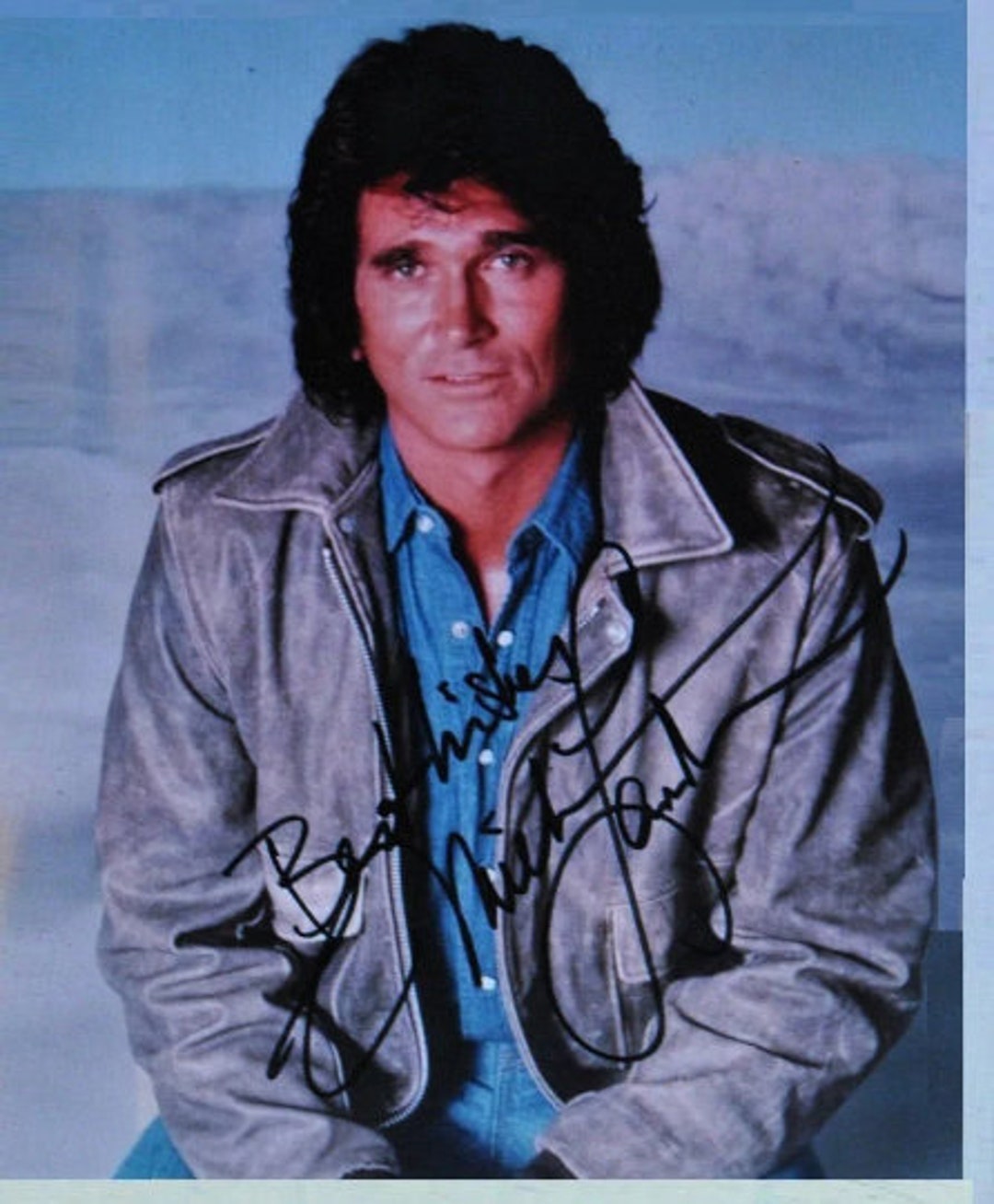 MICHAEL LANDON - Hand-signed Autograph 8x10 Color Photo W/coa - Etsy