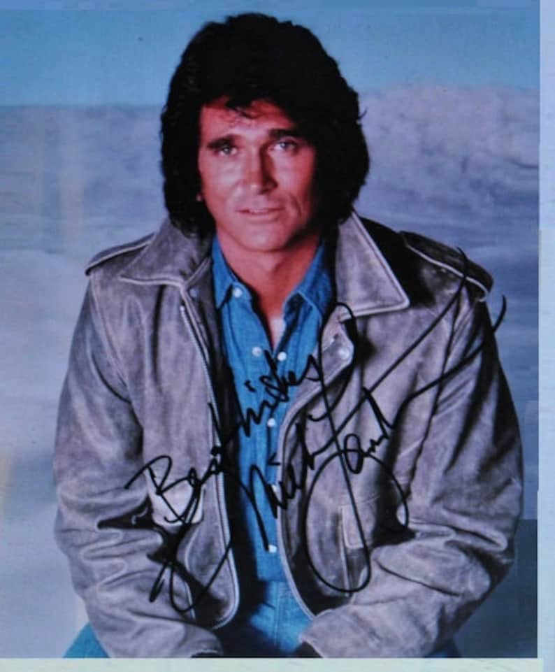 MICHAEL LANDON - Hand-signed Autograph 8x10 Color Photo W/coa - Etsy