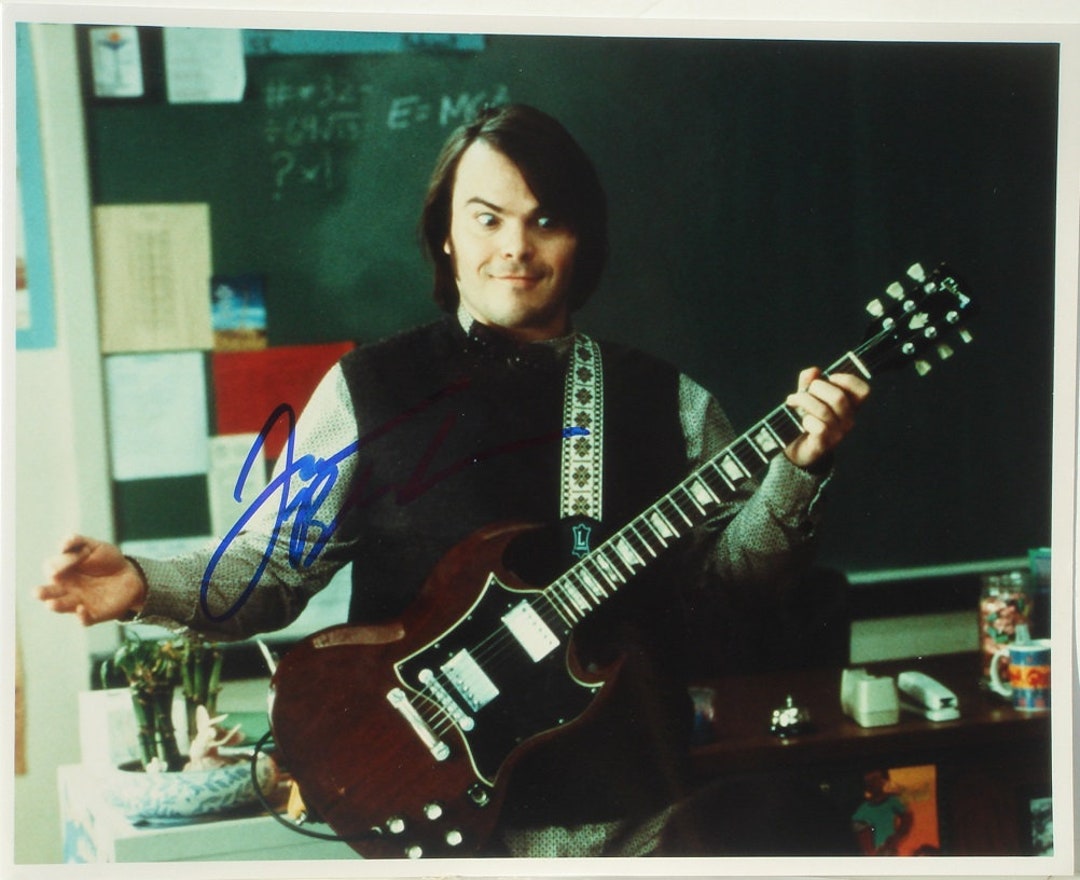 JACK BLACK SIGNED Photo - School of Rock W/coa - Etsy