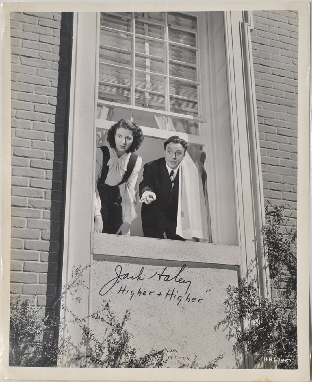 JACK HALEY Signed Photo – Higher and Higher, Wizard of Oz W/coa - Etsy