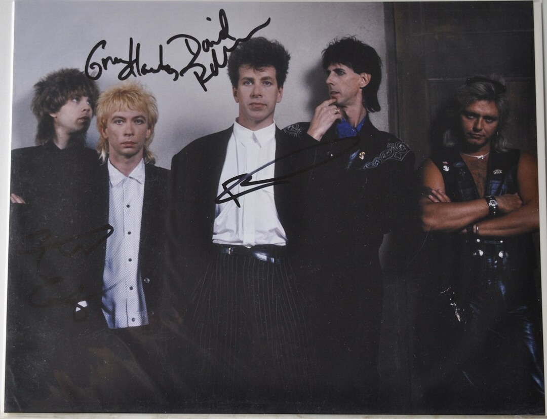 THE CARS Band Signed Photo X4 – Ric Ocasek, Greg Hawkes, Elliot Easton ...