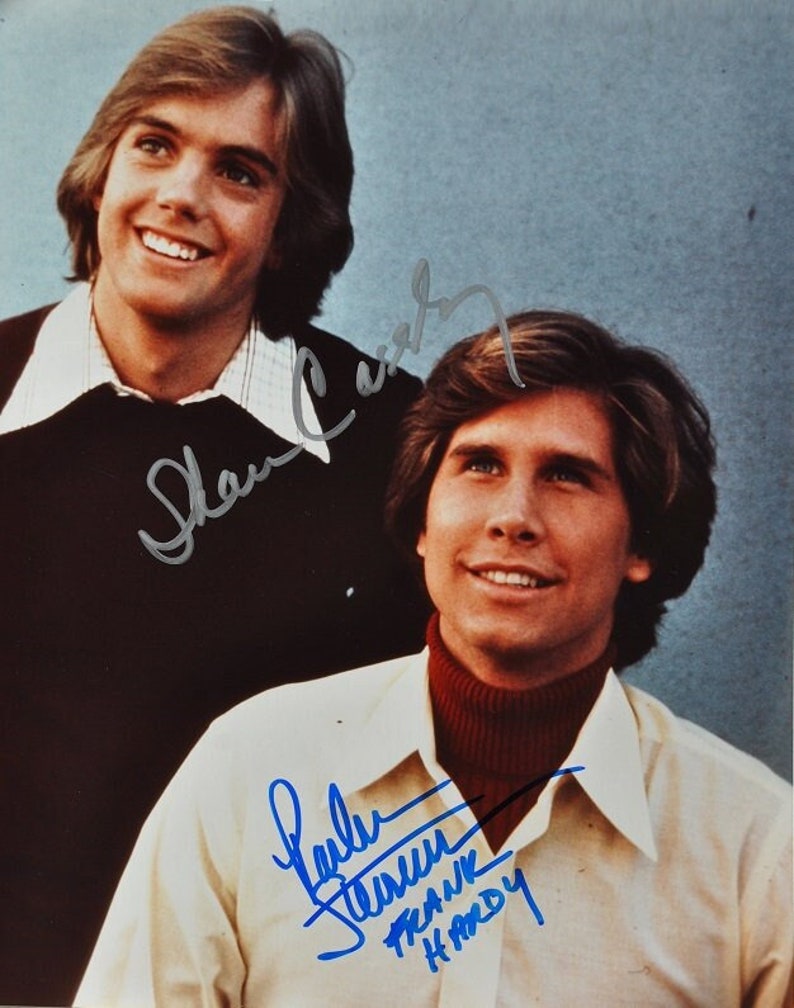 HARDY BOYS Cast Signed Photo X2 - Parker Stevenson, Shaun Cassidy W/coa ...