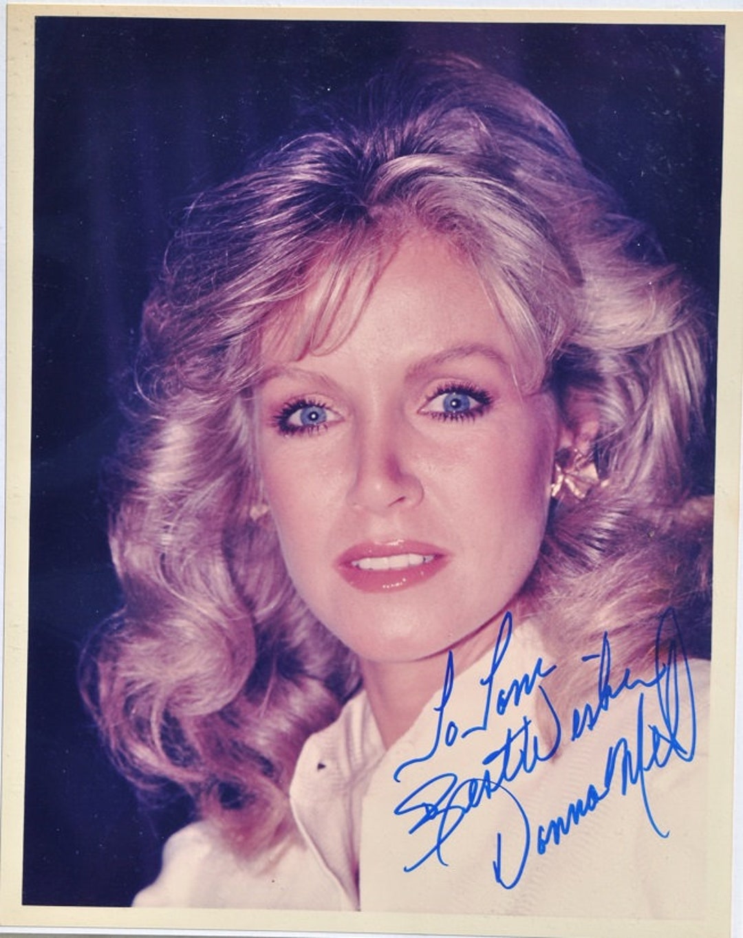 DONNA MILLS SIGNED Photo - Knots Landing, Deadly Revenge, Rude ...
