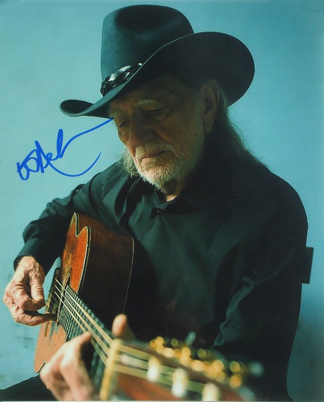 WILLIE NELSON SIGNED Photo W/coa - Etsy