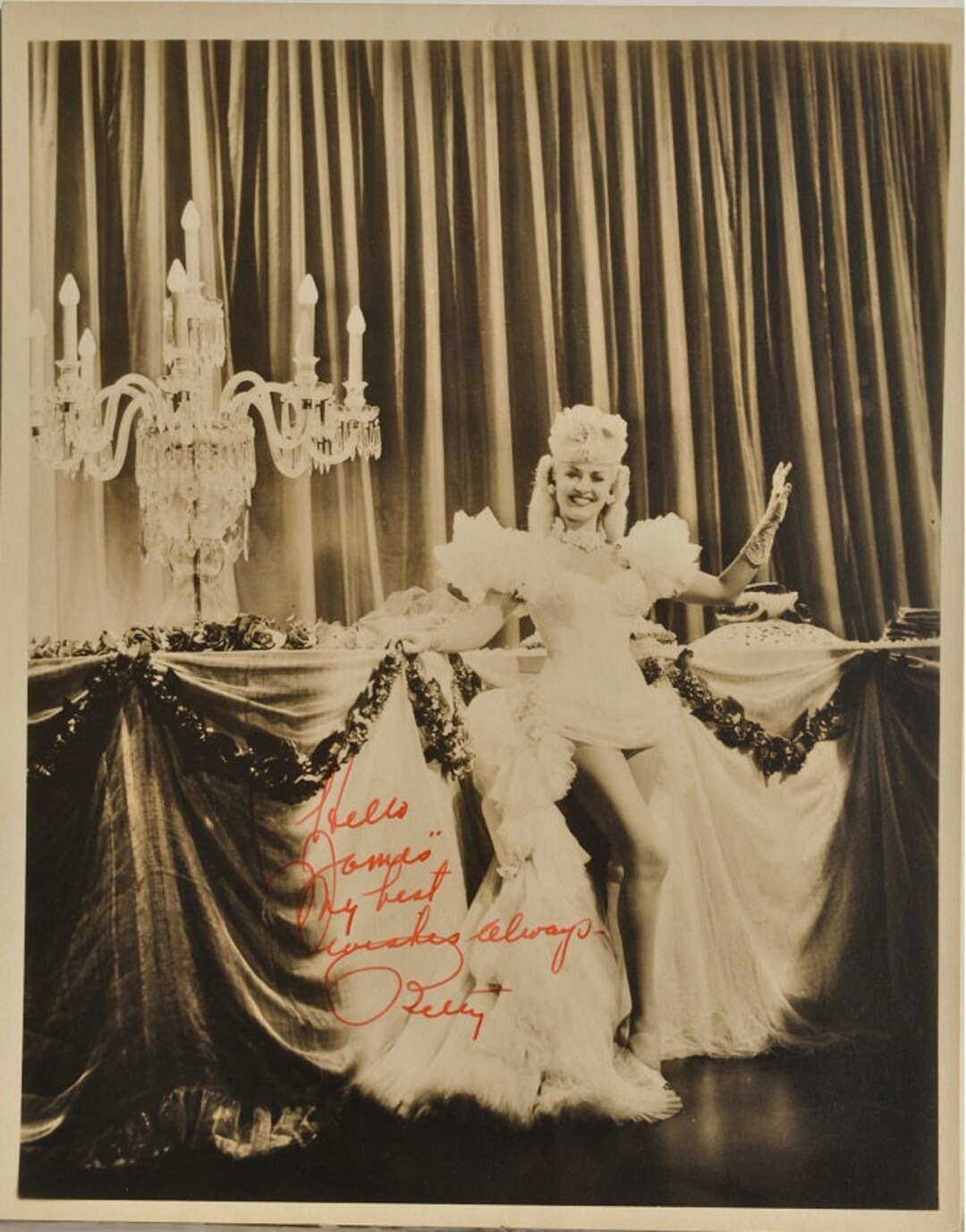 BETTY GRABLE Signed Autographed Photo - Pin-up Girl W/coa - Etsy