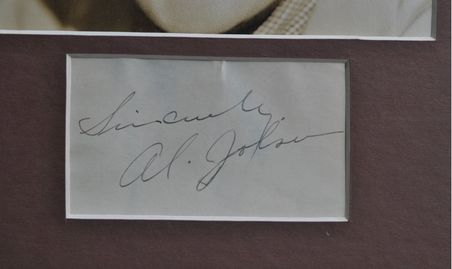 AL JOLSON Signed Page & Photo - the Jazz Singer - W/coa - Etsy