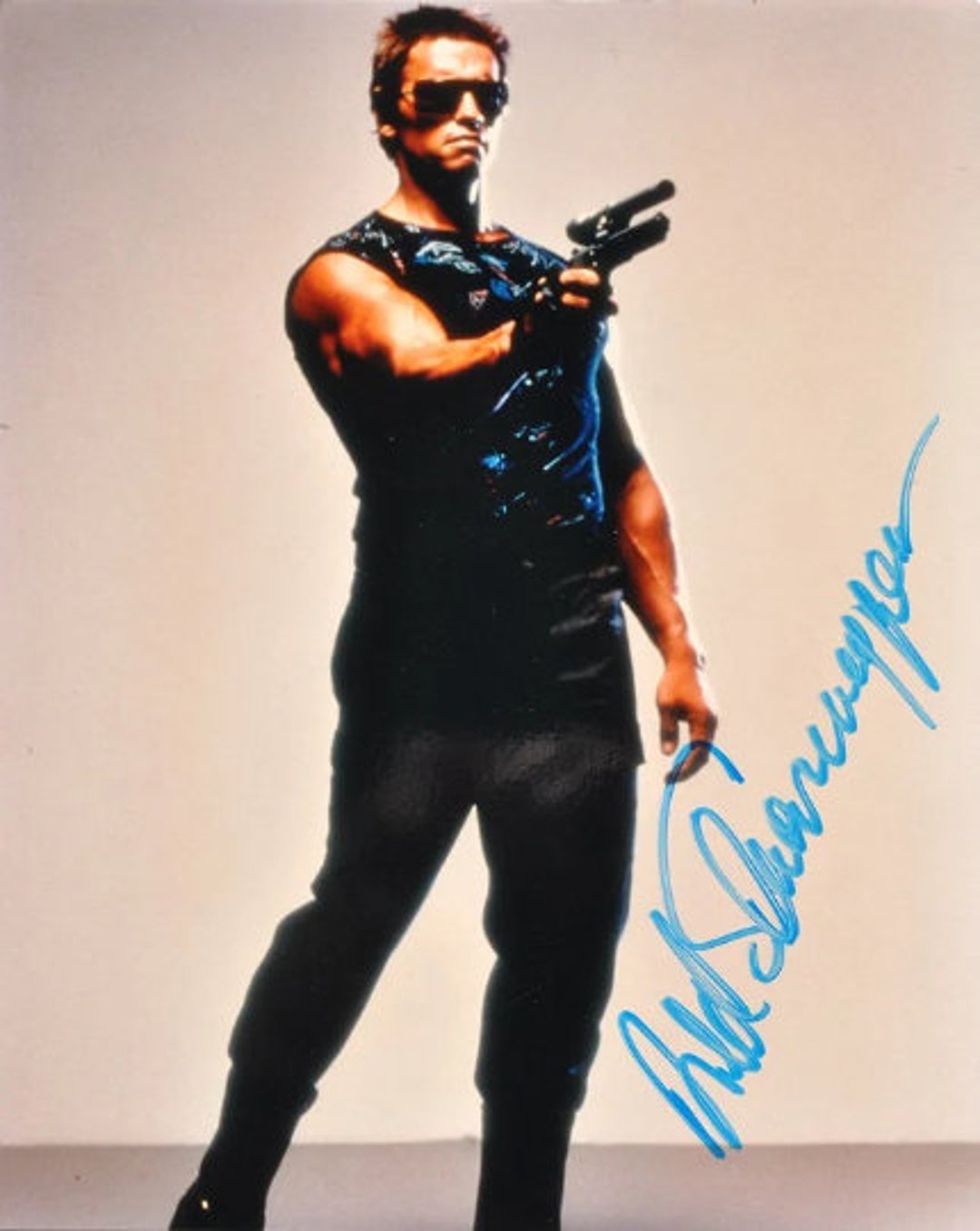 ARNOLD SCHWARZENEGGER SIGNED Photo Terminator Commando - Etsy