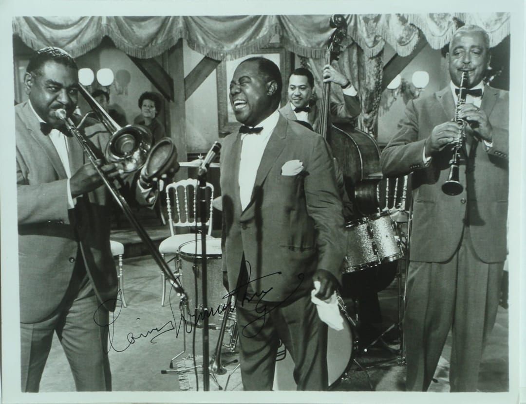 LOUIS ARMSTRONG SIGNED Photo - Satchmo - Pops W/coa - Etsy