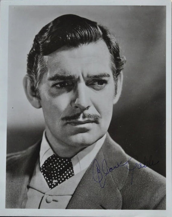 CLARK GABLE Signed Photo Gone With the Wind W/coa - Etsy