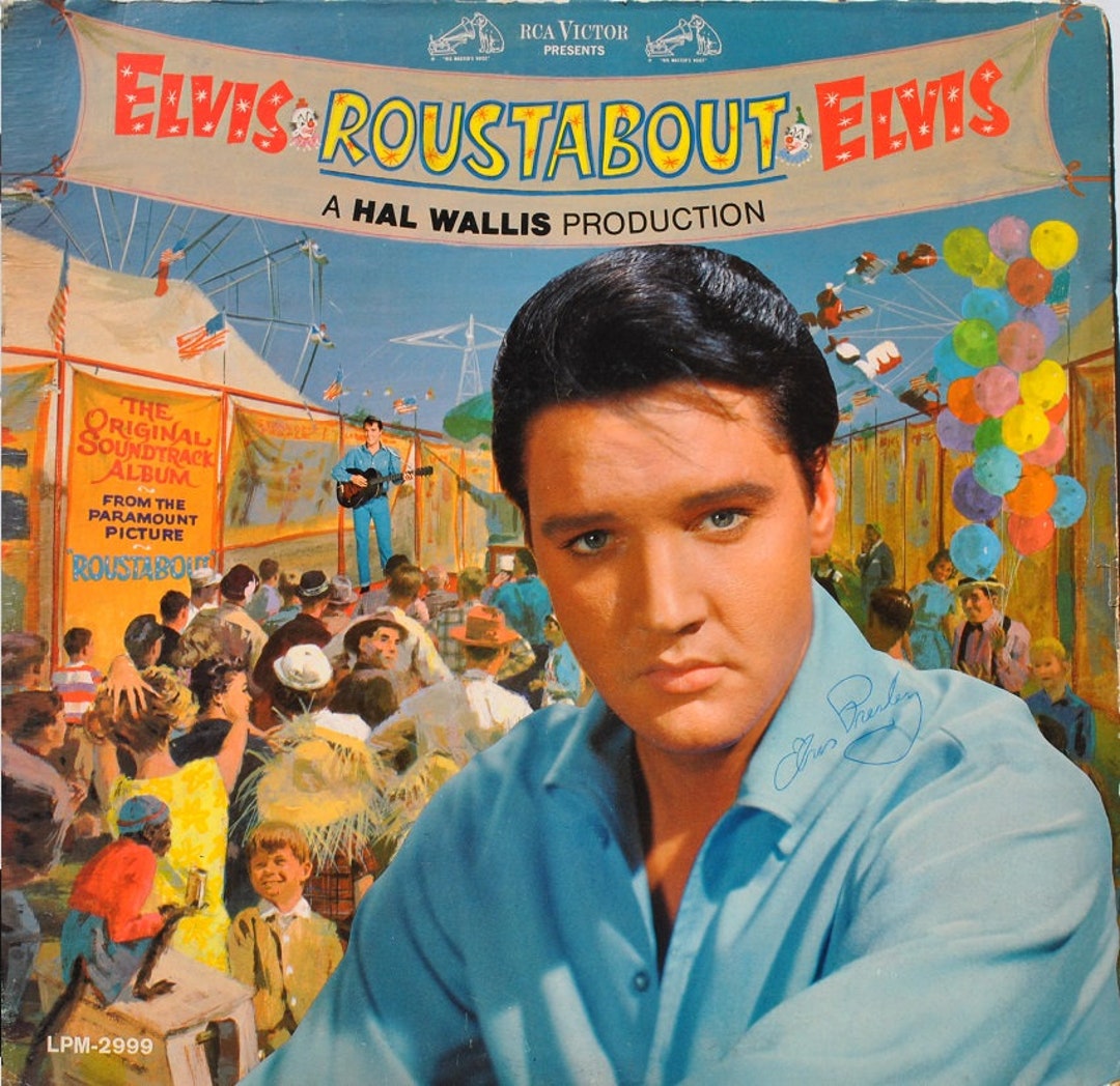 ELVIS PRESLEY Signed ROUSTABOUT Sound Track Album W/coa - Etsy