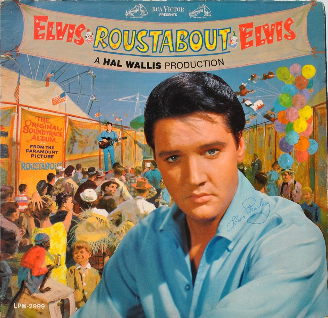 ELVIS PRESLEY Signed ROUSTABOUT Sound Track Album W/coa - Etsy