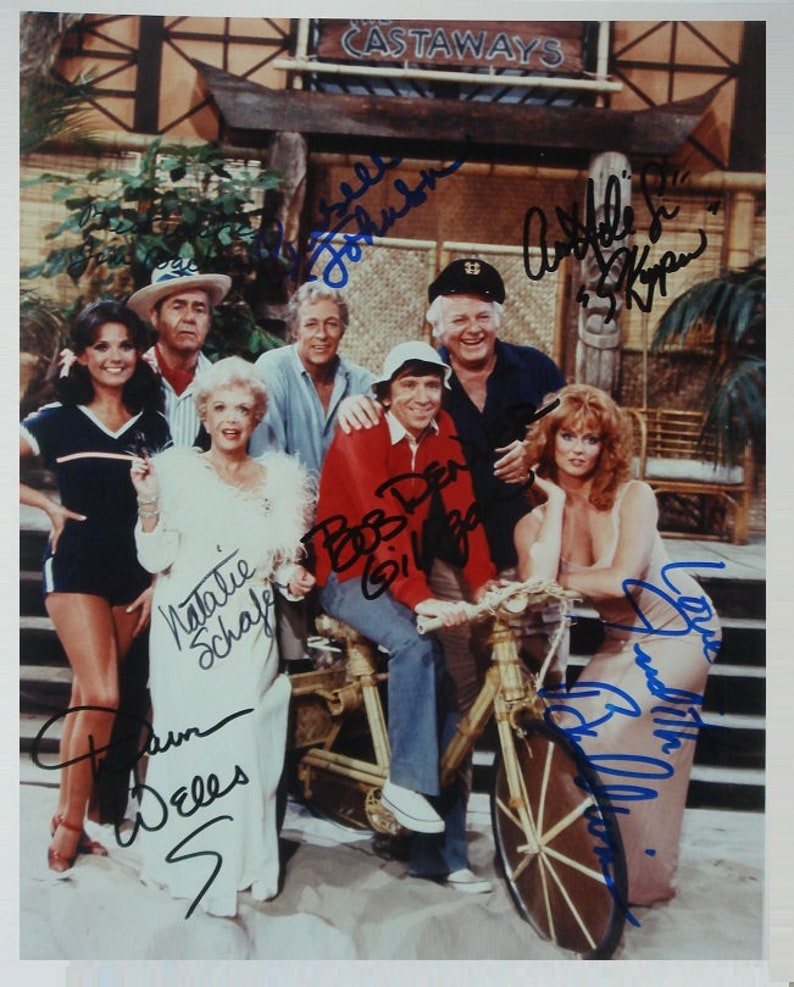 GILLIGAN'S ISLAND CAST Signed Photo X7 - B Denver, A Hale Jr, J Backus ...