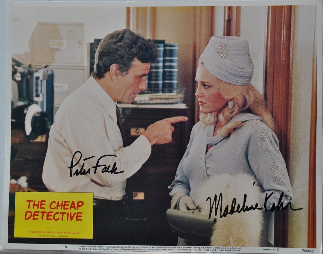 Peter Falk & Madeline Kahn Signed Photo - the CHEAP DETECTIVE 11"x14" W ...