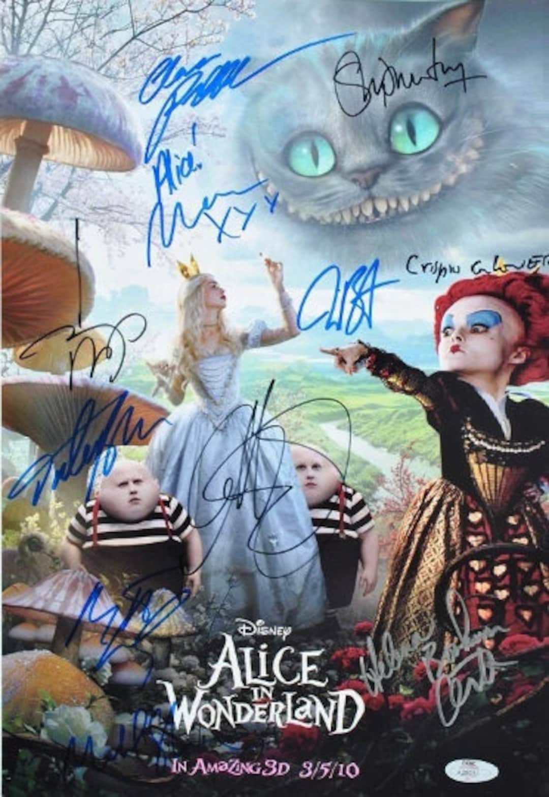 Alice In Wonderland 2010 Poster Cat
