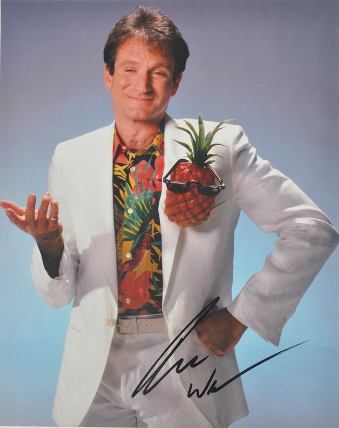 ROBIN WILLIAMS SIGNED Photo - Hook, Popeye, Jumanji, the Birdcage W/coa ...