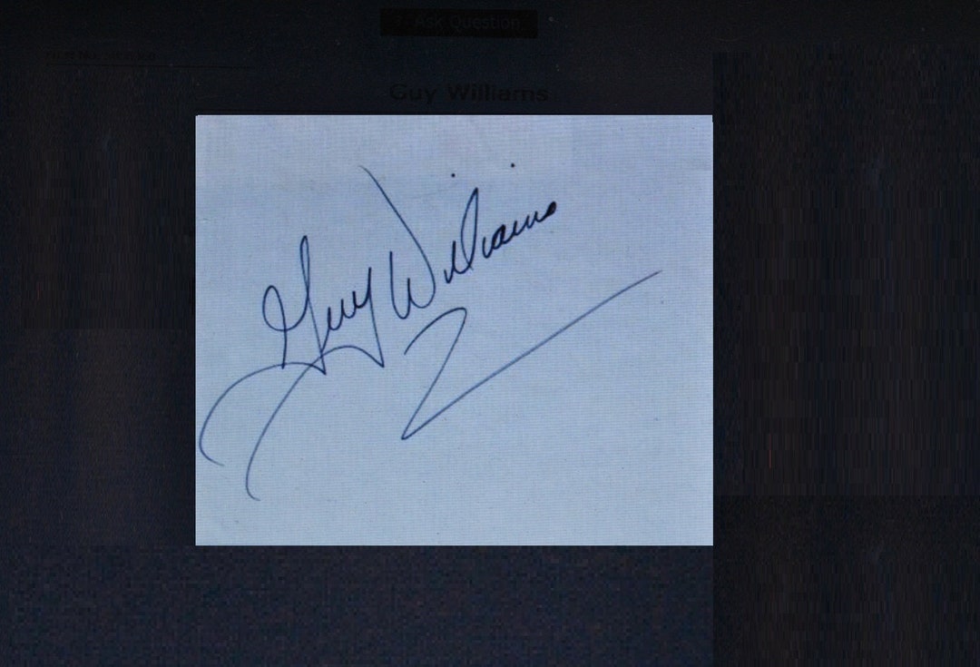 GUY WILLIAMS Signed Page - ZORRO - Lost in Space W/coa - Etsy