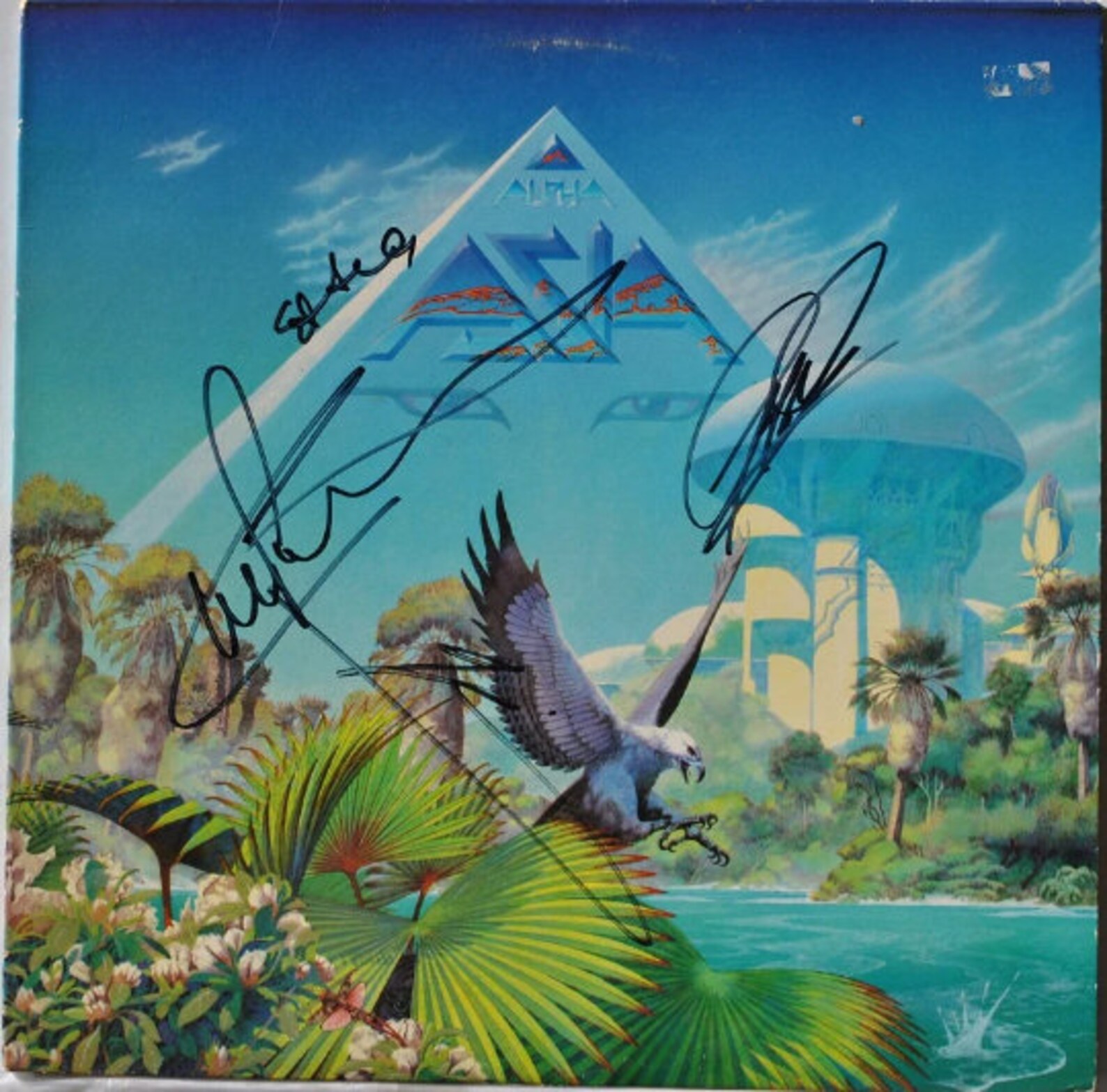 ASIA ALPHA SIGNED Album X4 Geoff Downes Carl Palmer - Etsy