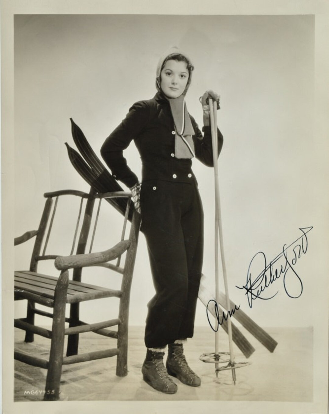 ANN RUTHERFORD Signed Photo - Gone With the Wind W/coa - Etsy