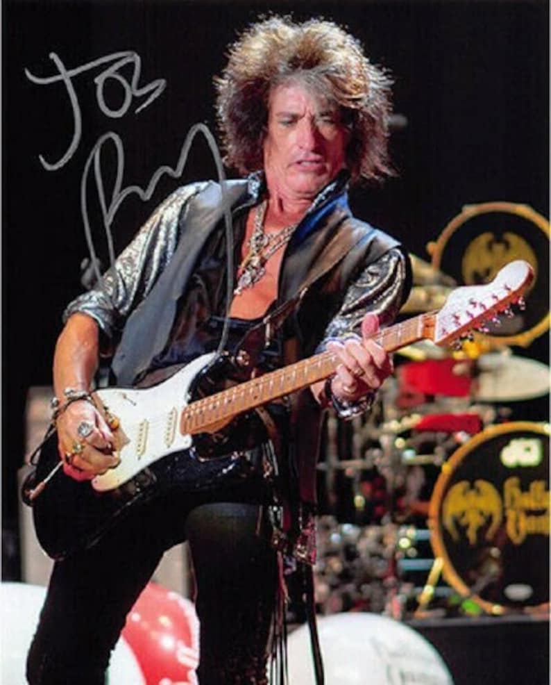 JOE PERRY Aerosmith Hand Signed Autograph 8x10 Photo W/coa - Etsy