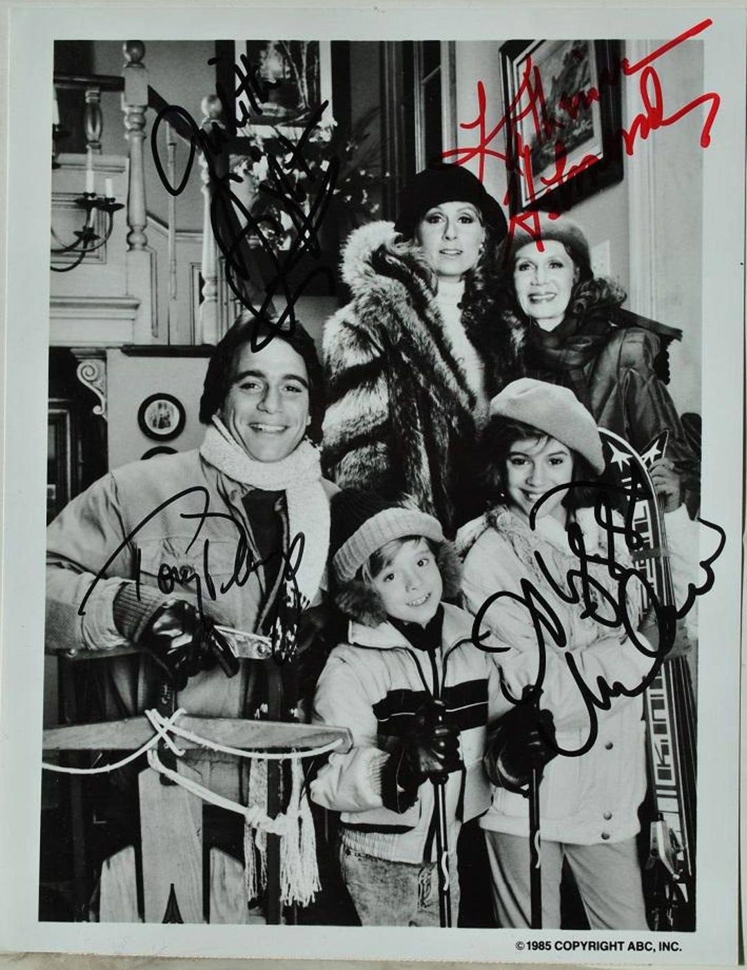 WHO'S THE BOSS Cast Signed Photo X5 - Alyssa Milano, Katharine Helmond ...