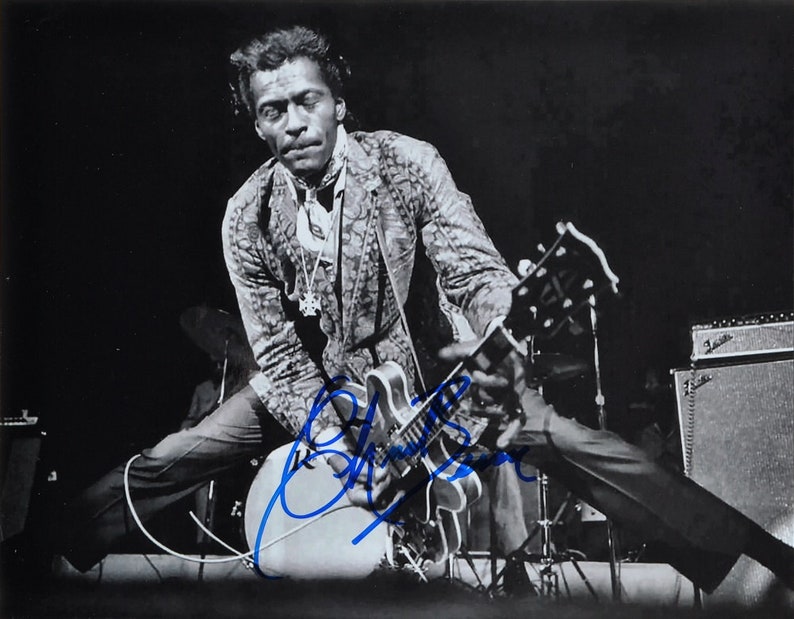 CHUCK BERRY Signed Photo Father of Rock and Roll W/coa - Etsy