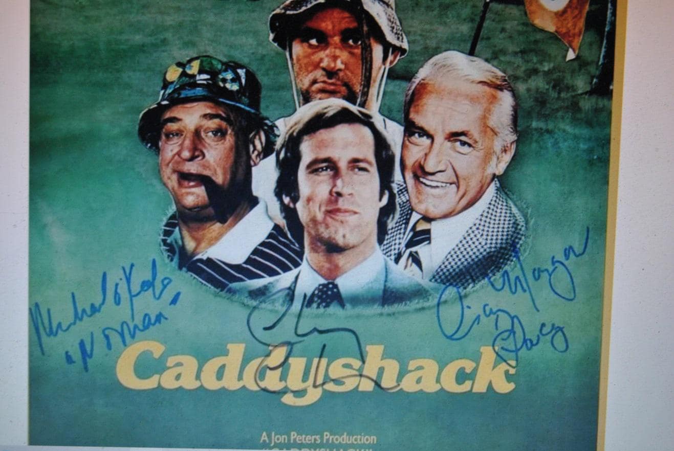 CADDYSHACK CAST Signed Poster X4 - Bill Murray, Chevy Chase, Michael O ...