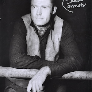 CHUCK CONNORS Signed Photo the Rifleman 11x14 - Etsy