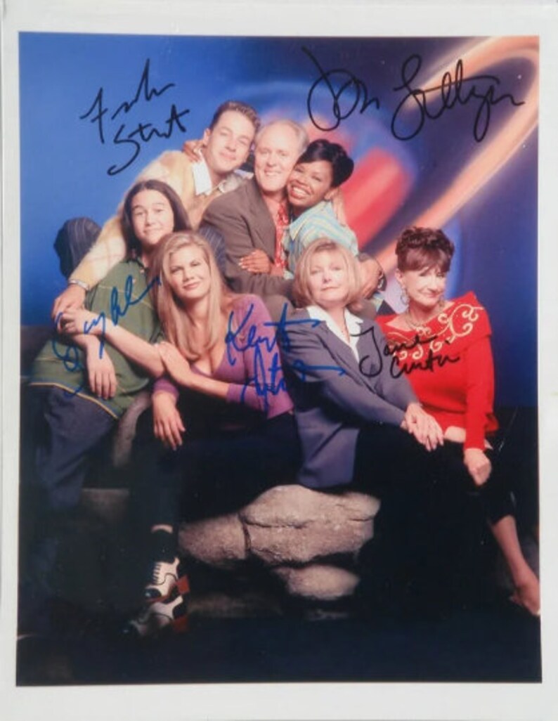 3RD ROCK FROM the Sun Cast Signed Photo X5 - John Lithgow, Kristen ...