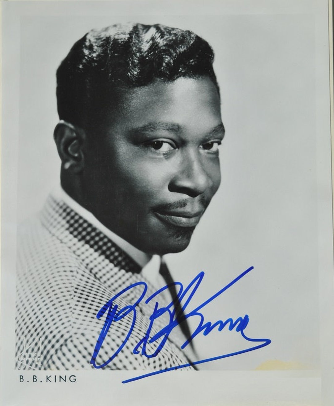 B.B. KING SIGNED Autographed Photo - the King of the Blues W/coa - Etsy