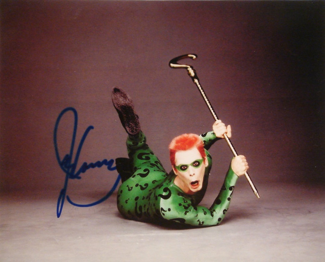 JIM CARREY SIGNED Photo - Riddler - Batman Forever W/coa - Etsy