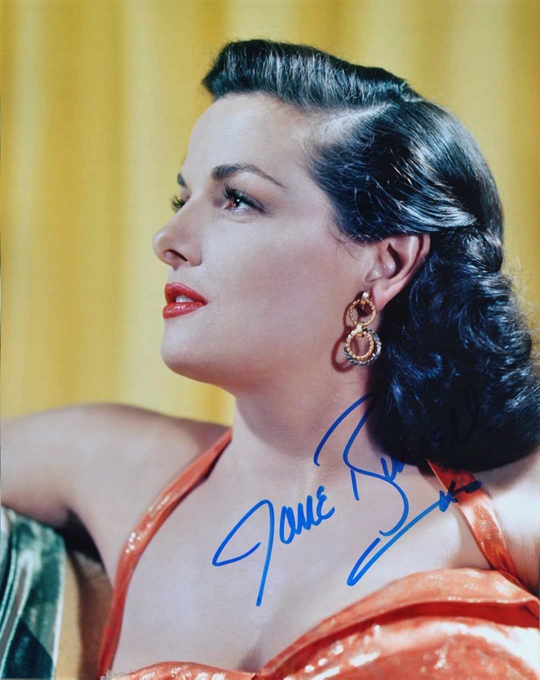 JANE RUSSELL Signed Photo - Gentlemen Prefer Blondes - Johnny Reno W ...