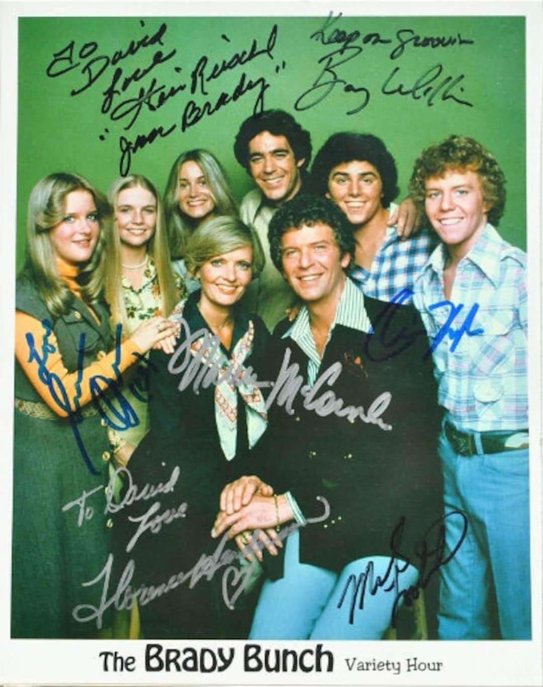 BRADY BUNCH CAST Signed Photo X7 - Florence Henderson, Maureen ...