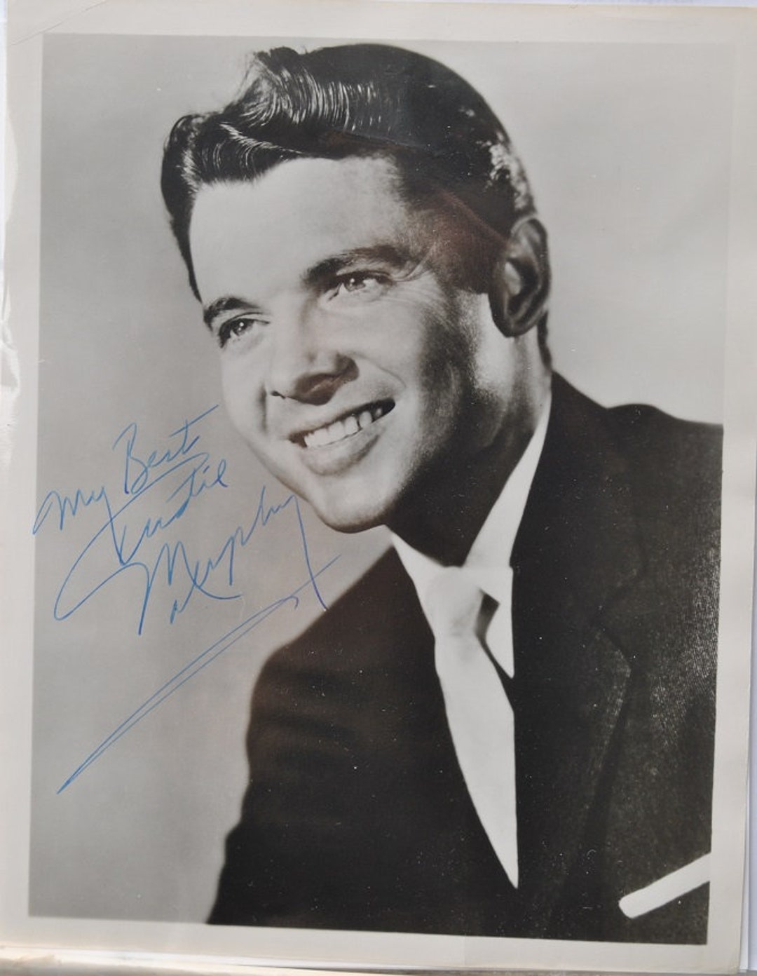 AUDIE MURPHY Signed Autographed Photo - to Hell and Back W/coa - Etsy