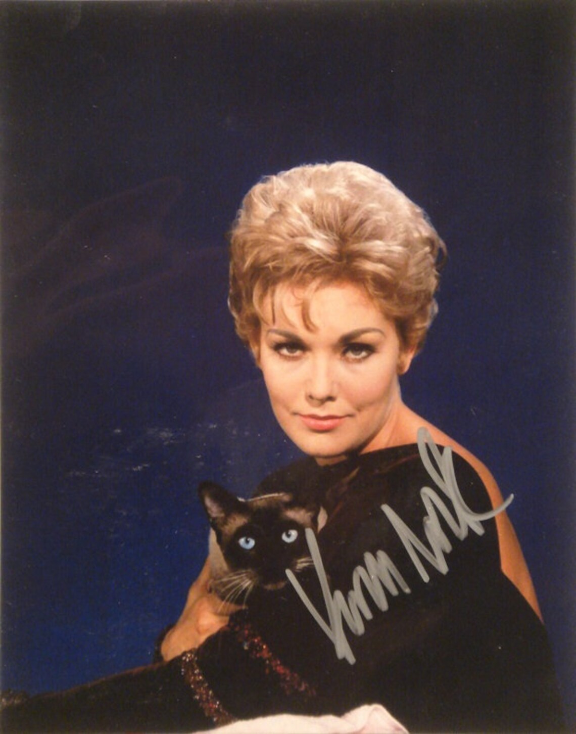KIM NOVAK SIGNED Photo Falcon Crest, Pushover, 5 Against the House W ...
