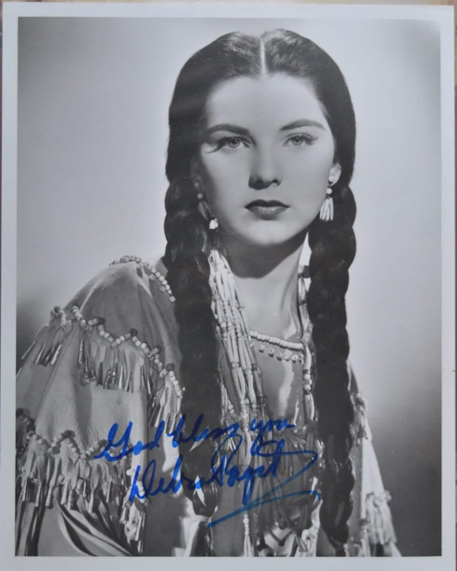 DEBRA PAGET Signed Photo Broken Arrow, Love Me Tender W/coa - Etsy