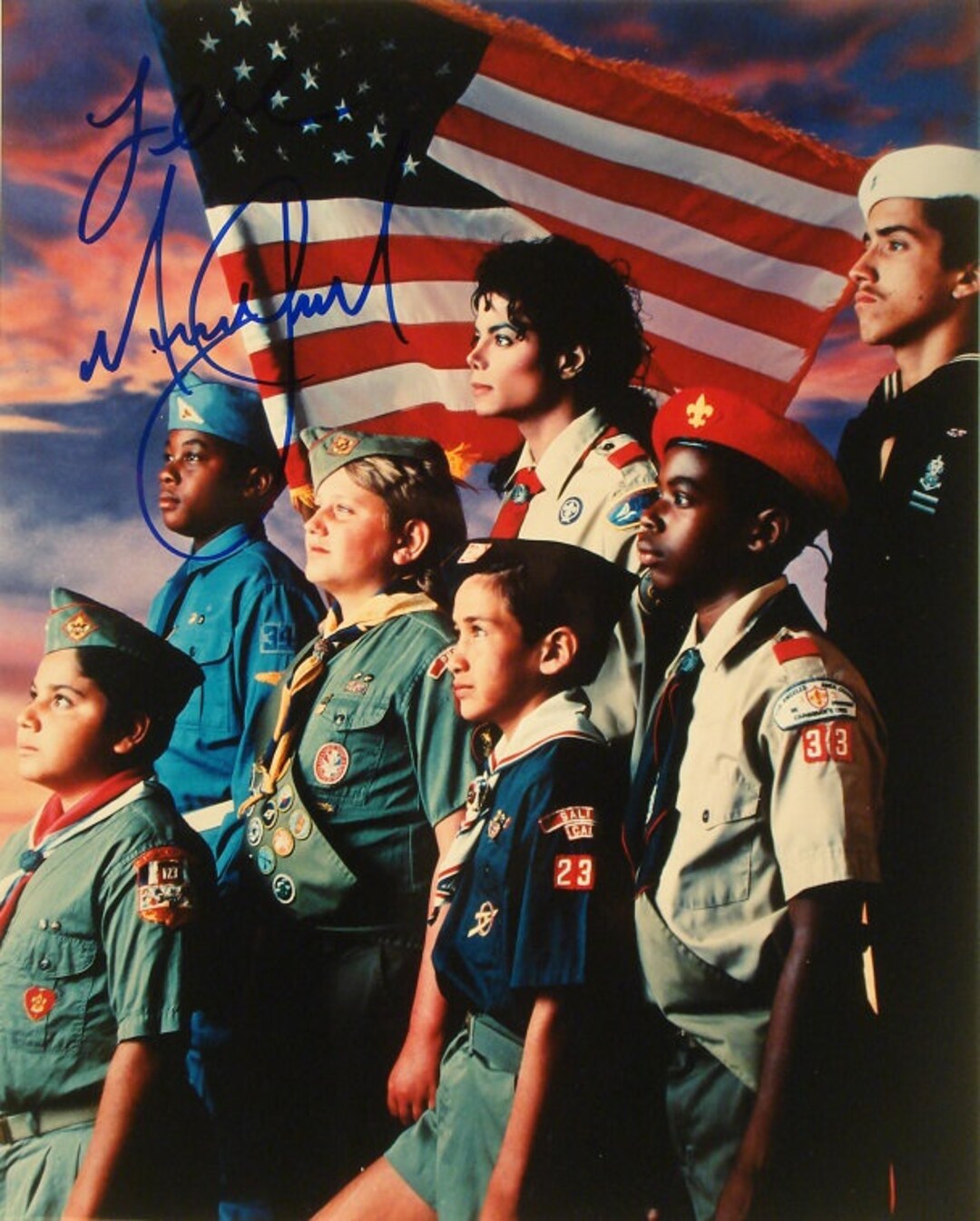 MICHAEL JACKSON Signed Photo - Thriller, the Jackson Five W/coa - Etsy