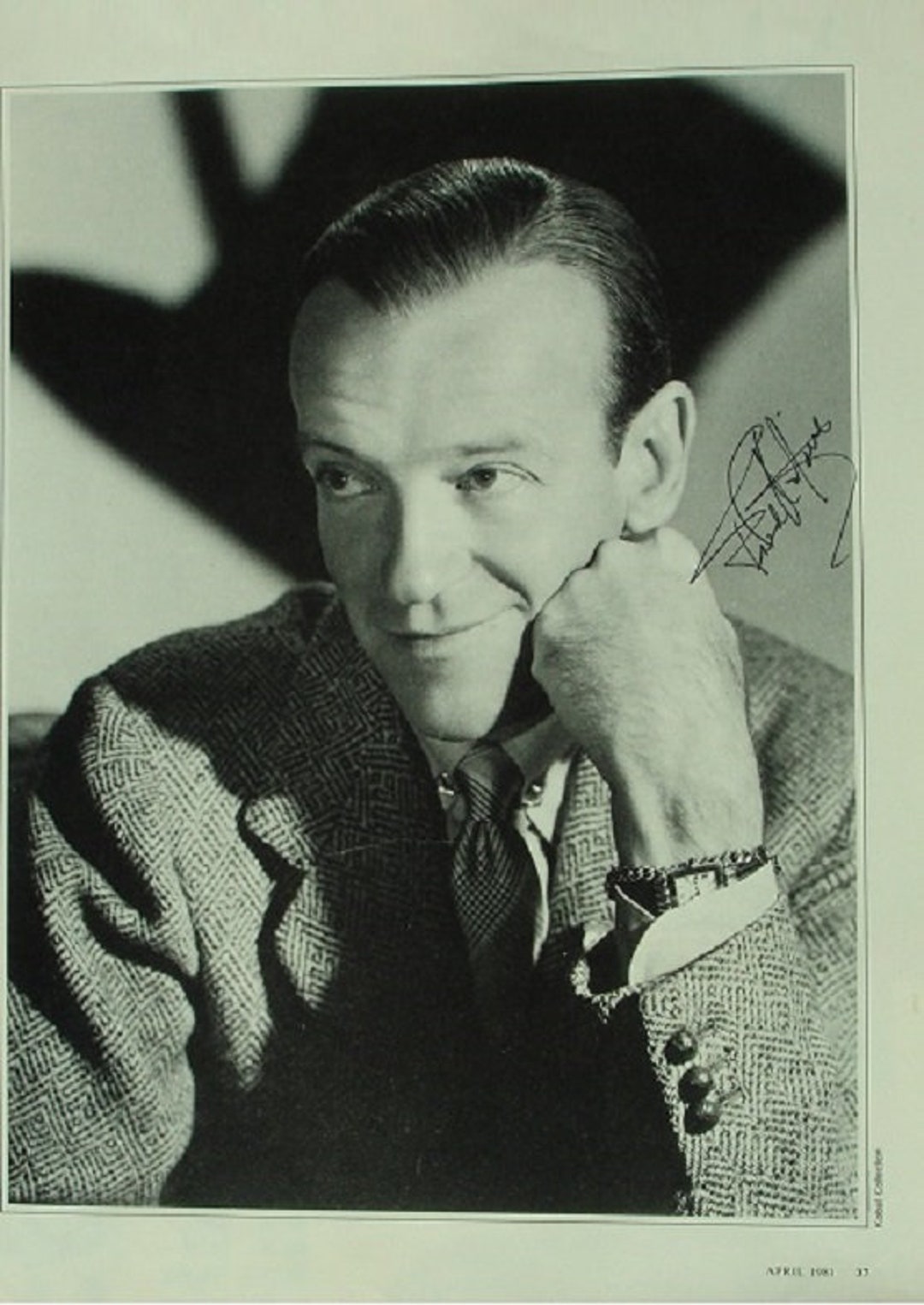 FRED ASTAIRE Signed Photo - Ginger Rogers W/coa - Etsy