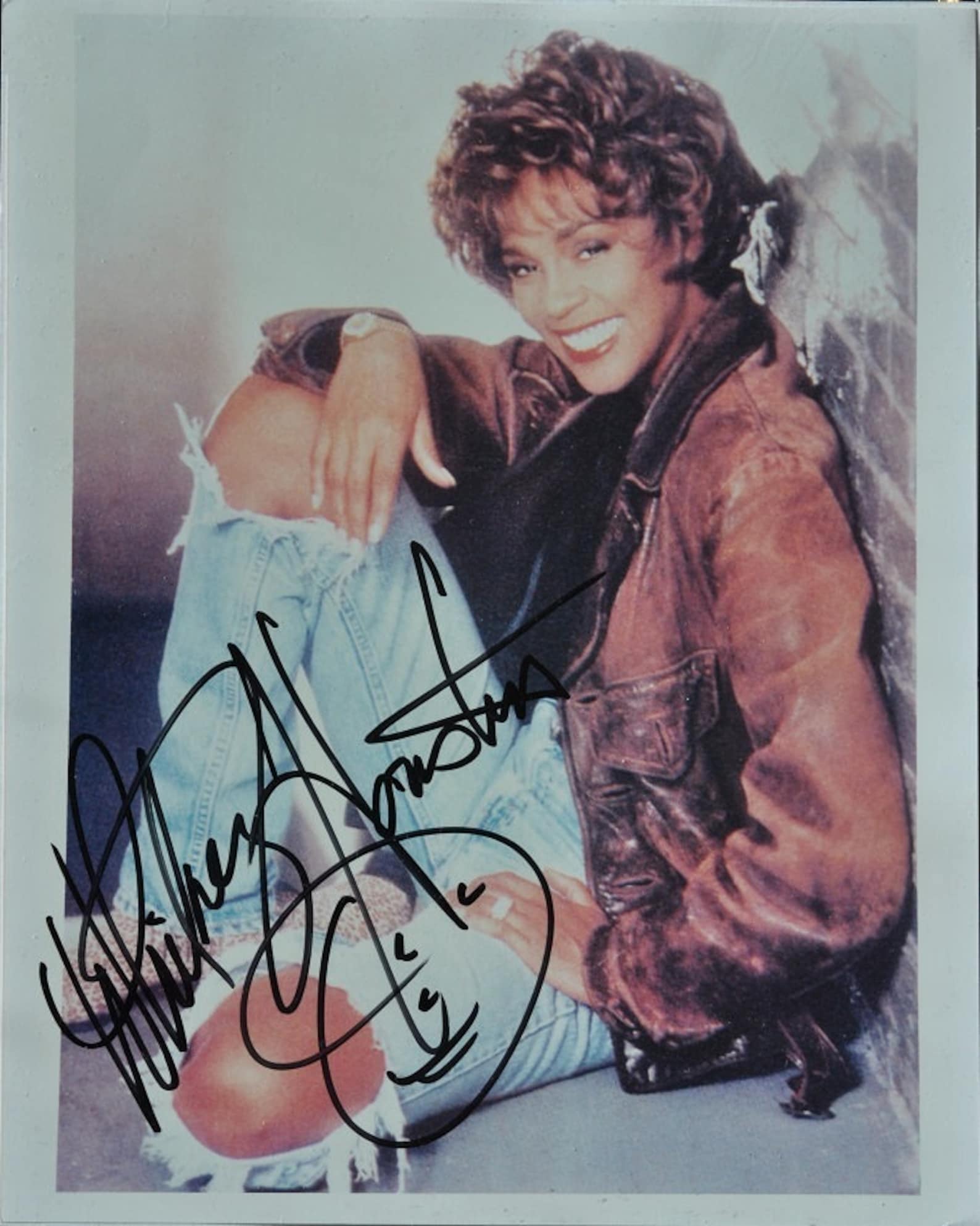 WHITNEY HOUSTON Signed Photo - I Will Always Love You - Where Do Broken ...